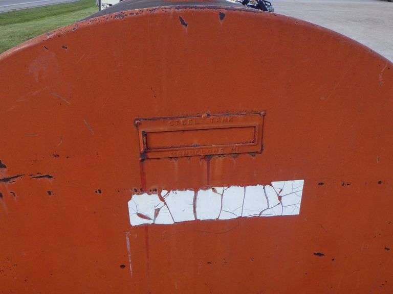 550-gallon skid tank in secondary containment with 110V pump, 8'W x 5'D ...