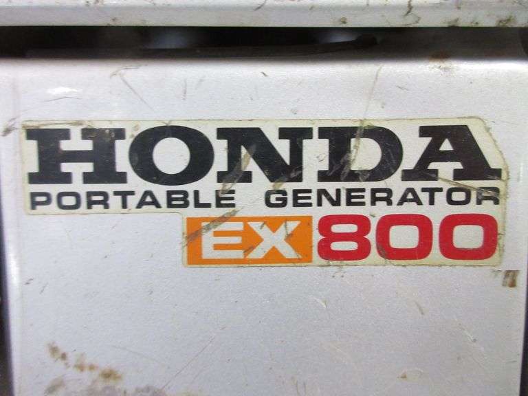 Honda EX800 generator, for parts or repair, motor turns over, warehouse ...