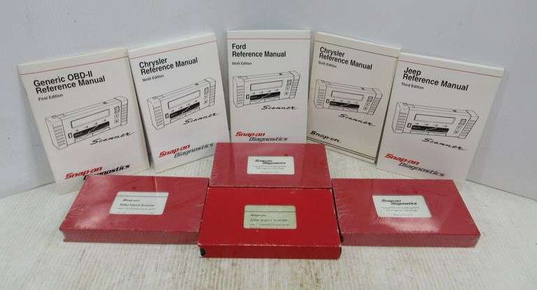 Snap-On tools scanner reference manuals and VHS tapes, unused, tapes ...