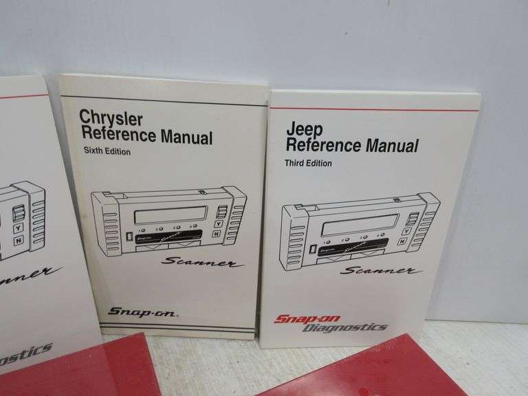 Snap-On tools scanner reference manuals and VHS tapes, unused, tapes ...