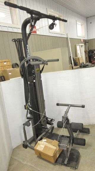 Bowflex Power Pro XTL, includes: Manual, 5 to 50 lb. rods, leg ...