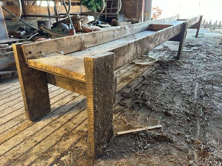 Feed Trough, 16' Long x 24" Wide x 24" High - Albrecht Auction Service