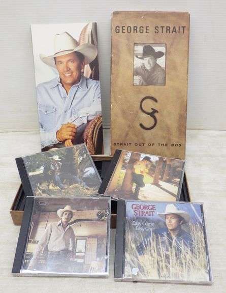 George Strait 4-CD Strait Out Of The Box, one CD has small scratch on ...