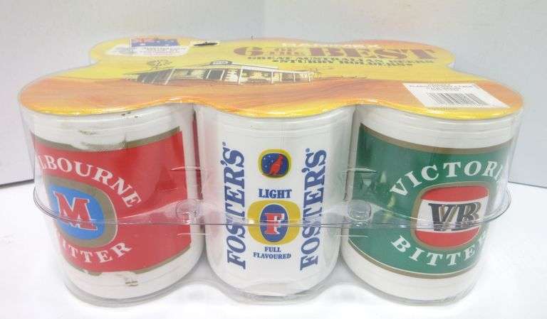 Hanimex, Six of The Best Great Australian beers, stubby beer can ...