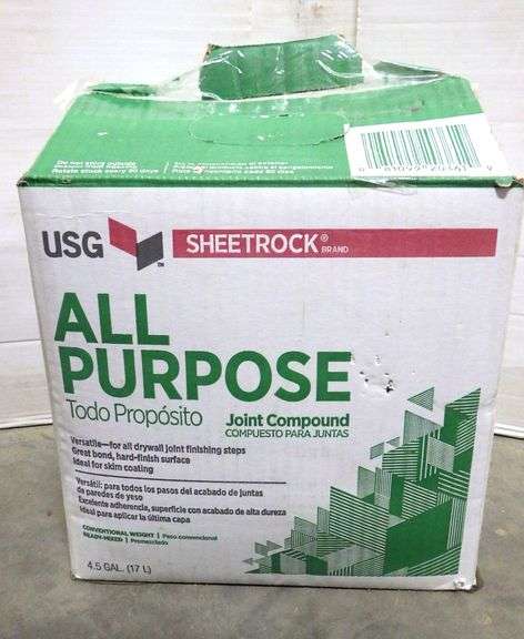 All purpose joint compound drywall mud, looks new - Albrecht Auction ...