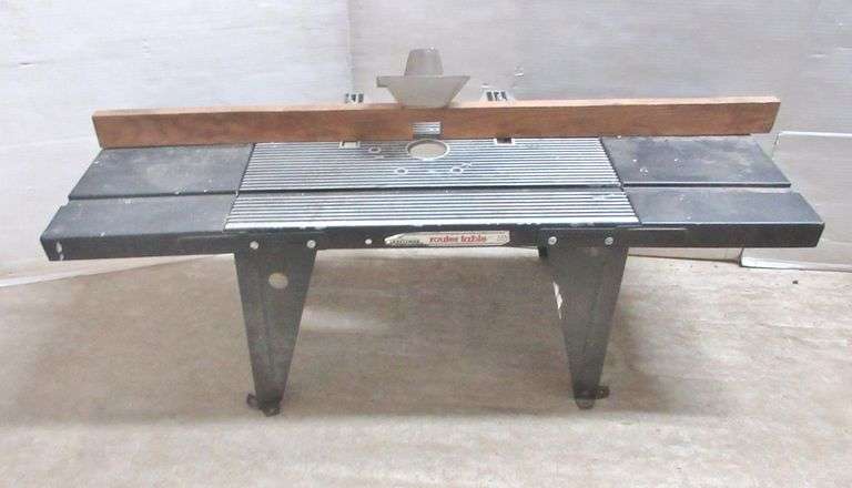Sears-Craftsman router table with table extensions - Albrecht Auction ...