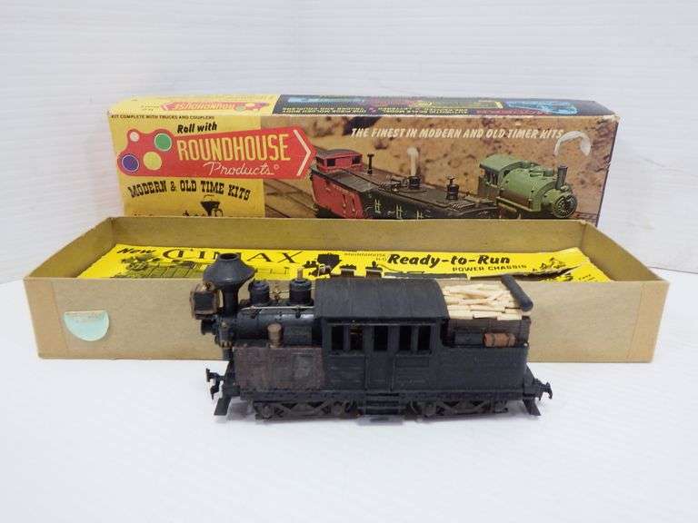 Old H.O Roundhouse Climax Steam logging engine, nice, in box - Albrecht ...