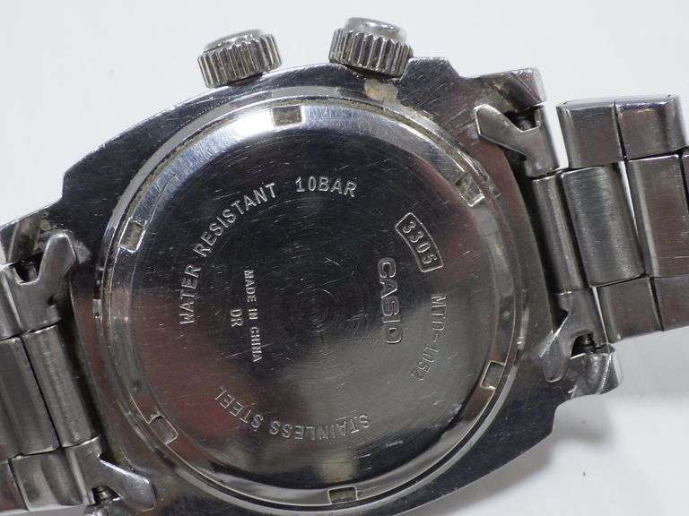 Mens working Casio quartz super illuminator rare watch, 100m water ...