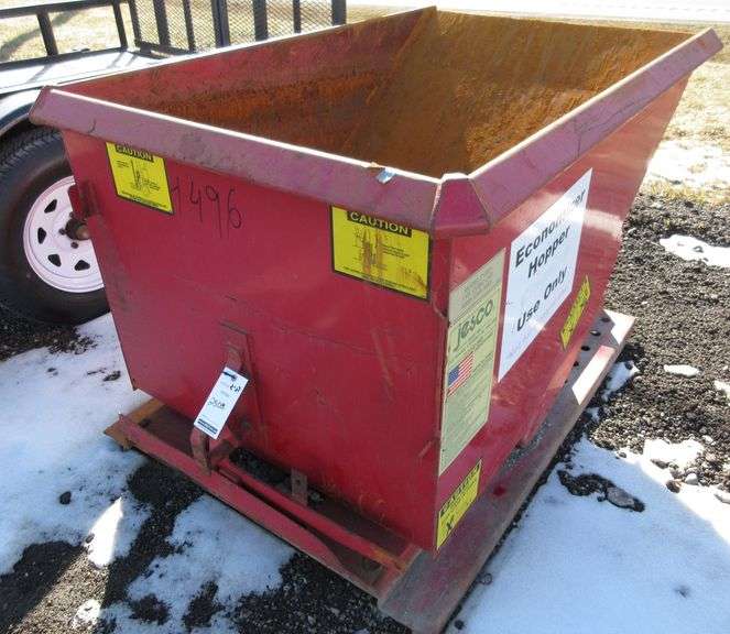 Dumper/Hopper, 63" x 40" x 38", in excellent condition - Albrecht ...