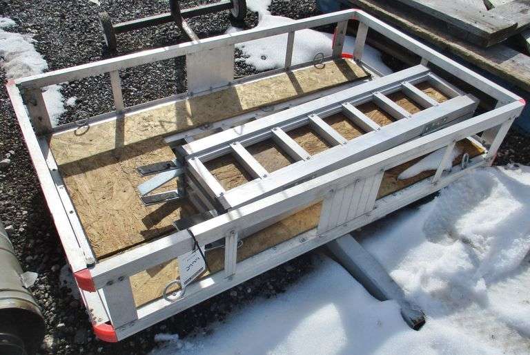 Hitch cargo carrier, 2" receiver, ramp- 28" x 35", carrier- 28" x 4 ...