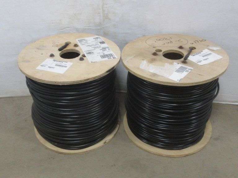 (2) 900' spools of 22-AWG 5-pair drop wire, each spool is approx. 63 ...