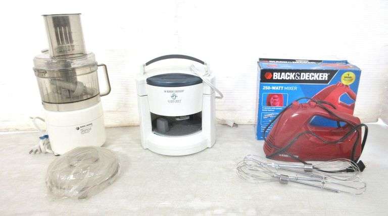 Black & Decker lids off automatic jar opener, Black & Decker 250W hand ...
