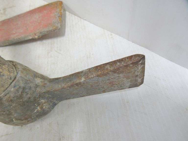 Ludell axe with fiberglass handle, and (2) Pickaxes, all good ...