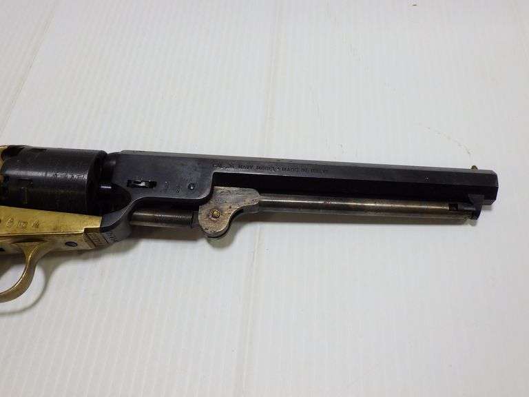 .36 Cal. Colt navy black powder revolver, Italian replica, this ...