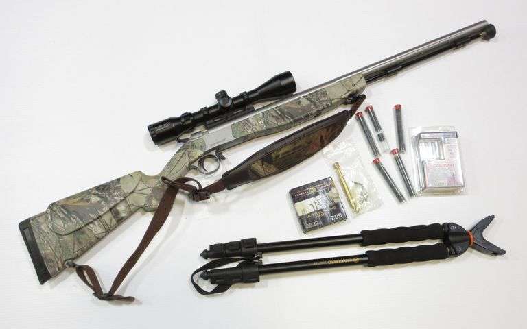 CVA .50 Caliber Muzzleloader Optima, with Konuspro Scope 3-9X40 ...