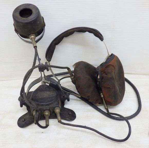 Antique Military headset - Albrecht Auction Service