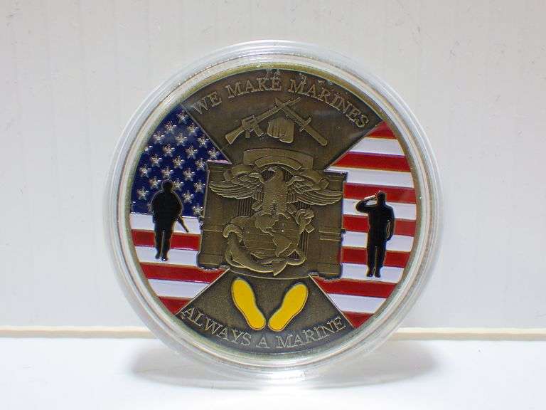 US Marine Corps "Always a Marine" challenge coin, new - Albrecht ...
