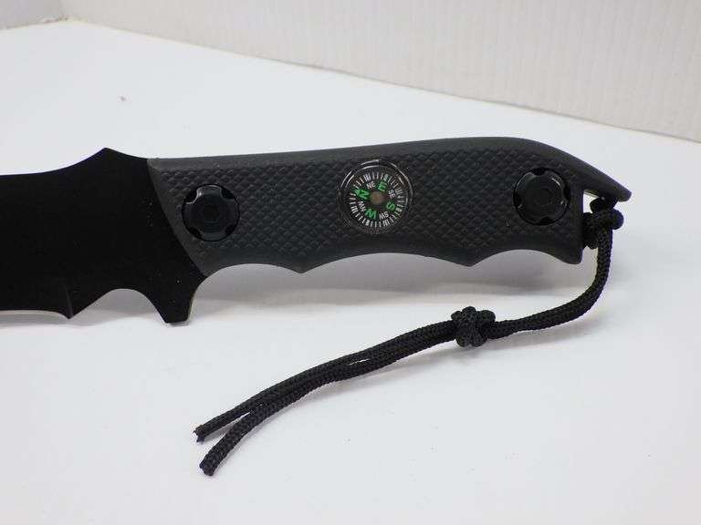 12" Militant knife with compass - Albrecht Auction Service