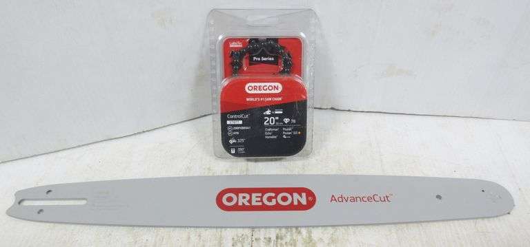 Oregon 20" bar and chain, new - Albrecht Auction Service
