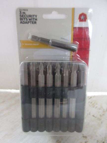 33-Piece Security bit set, 3"L, new - Albrecht Auction Service