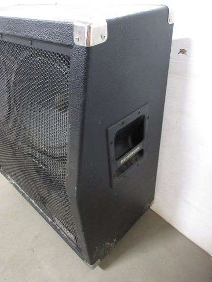 Behringer 4x12 slant back speaker cabinet, ultra stack around stereo or ...