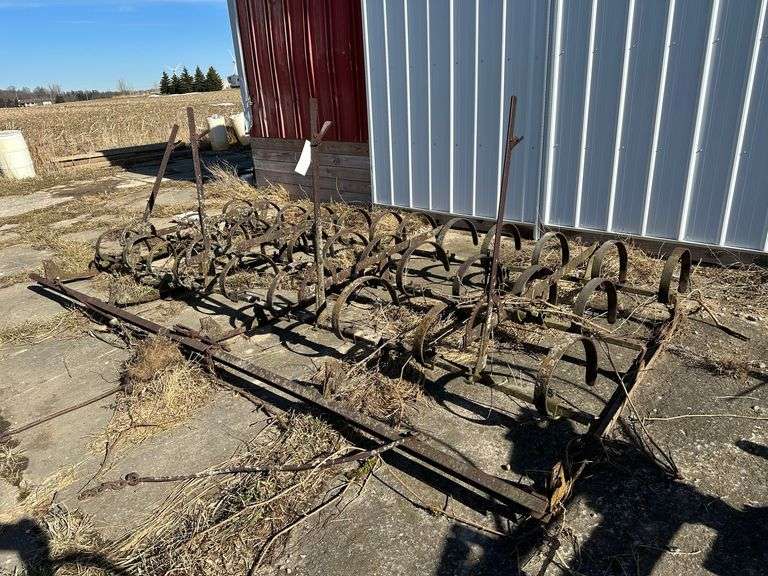 12' Spring Tooth Drag Harrow - Albrecht Auction Service