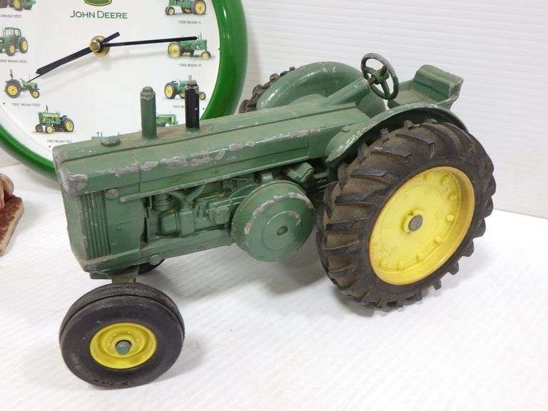 John Deere tractor clock and Massey Ferguson tractor, limited edition ...