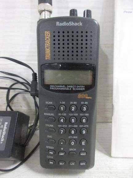 Radio Shack Pro-90 300-channel trunk tracker scanner, works when ...
