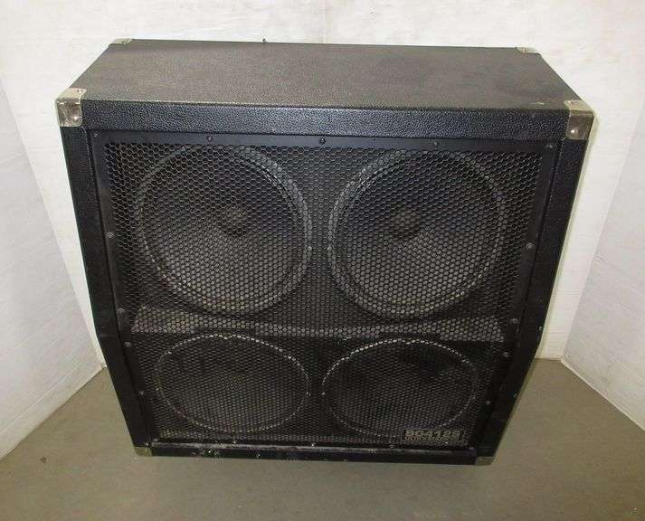 Behringer 4x12 slant back speaker cabinet, ultra stack around stereo or ...