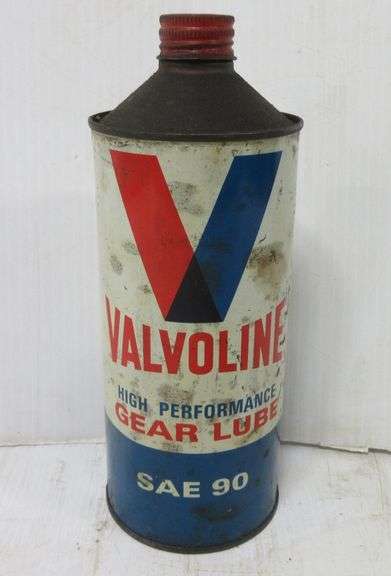 Valvoline Gear Lube Can, one US quart size, used condition - Albrecht ...