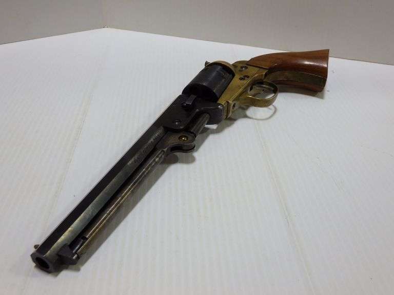 .36 Cal. Colt navy black powder revolver, Italian replica, this ...