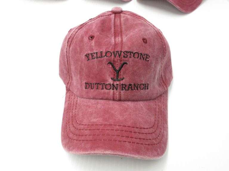 (4) Yellowstone Dutton Ranch, embroidered ball caps, new - Albrecht ...