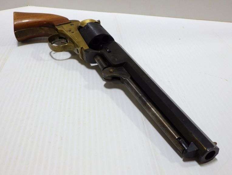 .36 Cal. Colt navy black powder revolver, Italian replica, this ...
