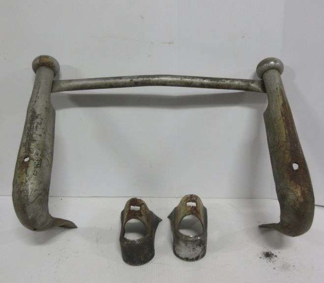 1940s Helms grill guard for car or truck, bumper spacers included, has ...