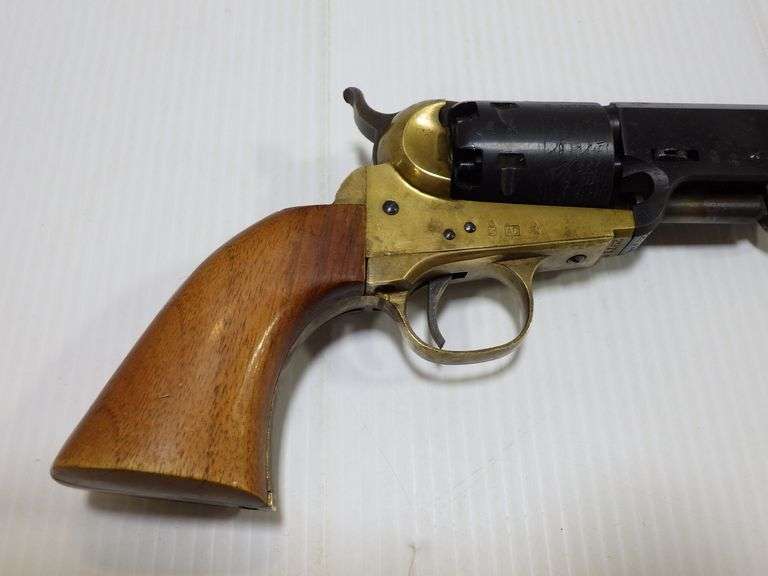 .36 Cal. Colt navy black powder revolver, Italian replica, this ...