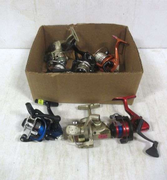 (7) Ice fishing reels, include: Intrigue, Masterpiece, Dock Demon, Ice ...