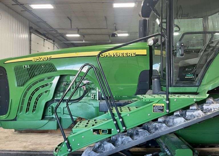2005 John Deere 8520T Tractor, 16" Tracks, 5-Remotes, Buddy Seat, Quick ...