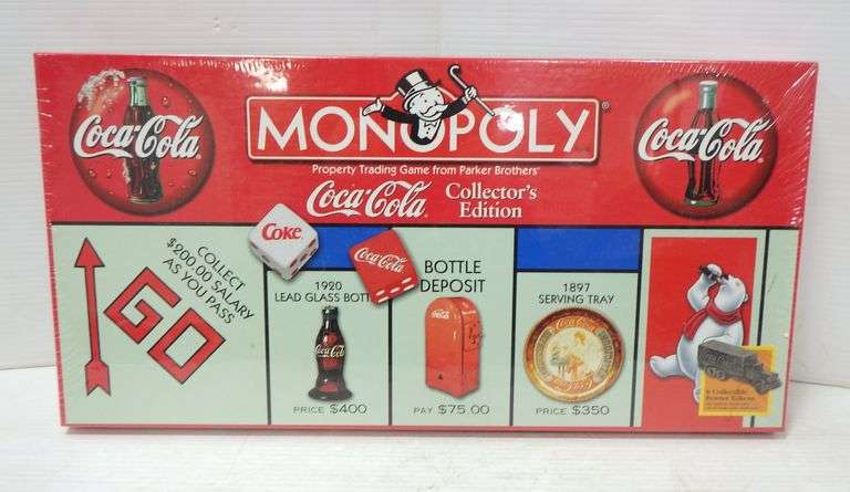 Coca-Cola Monopoly game from 1999, new sealed - Albrecht Auction Service