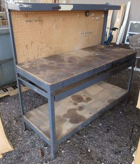 Heavy duty workbench with one drawer, 60"W x 24"D x 36"H - Albrecht ...