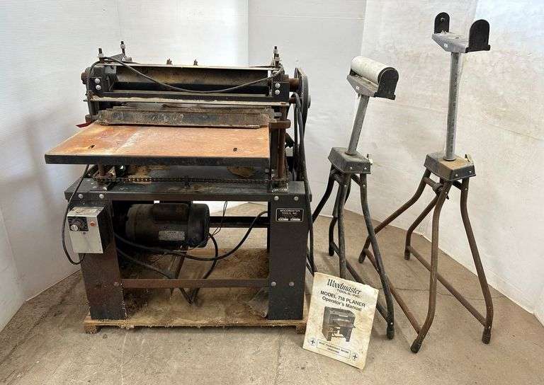 Woodmaster Tools planer, model 718 - Albrecht Auction Service
