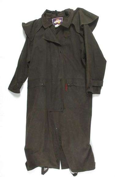 Down under Australian Oilskin duster, waterproof and breathable, 12 oz ...