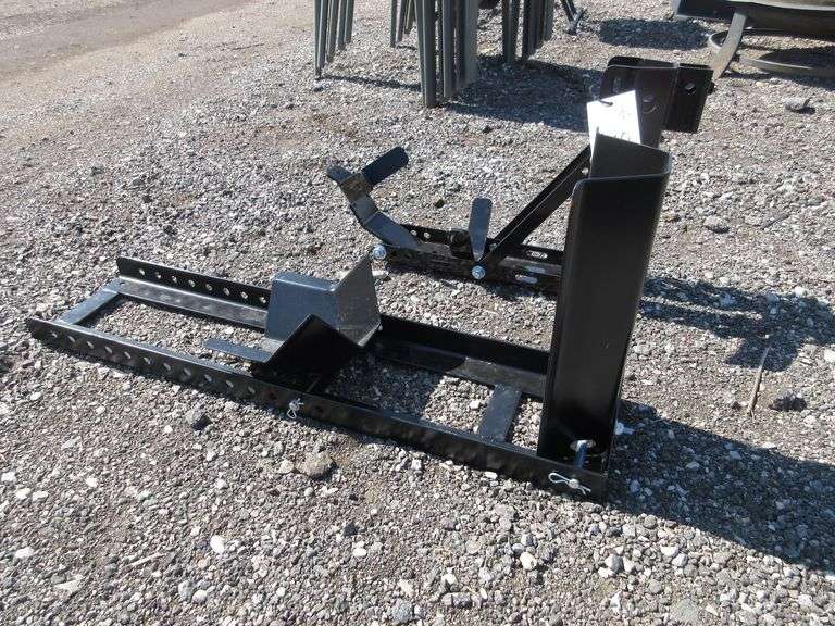 (2) Steel heavy duty fully adjustable motorcycle wheel chocks, for ...