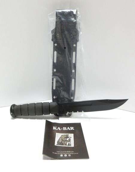 Ka-Bar 1214 combat knife, NIB, factory authorized distributor, includes ...