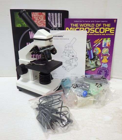 Teen/kids USCamel microscope with slides, pipettes, bottles, and ...