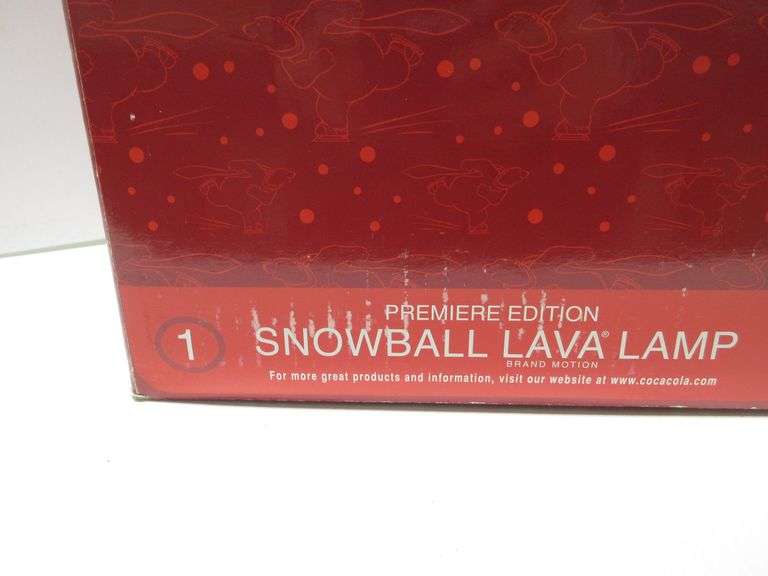 Coca-Cola lava lamp, Box- 13"H, NIB - Albrecht Auction Service