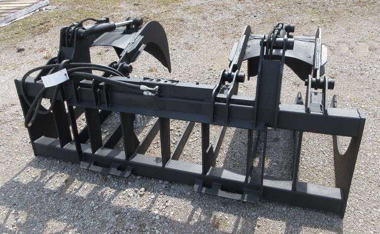 78" Heavy duty root grapple, Loflin Brand, 9 3/4" tine spacing, 1/2 ...