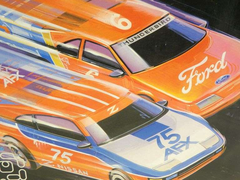 AFX slot car set with cars super G-Plus, both cars are in set includes ...