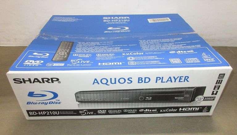 Sharp blu ray and DVD player with remote and manual, NIB, excellent ...