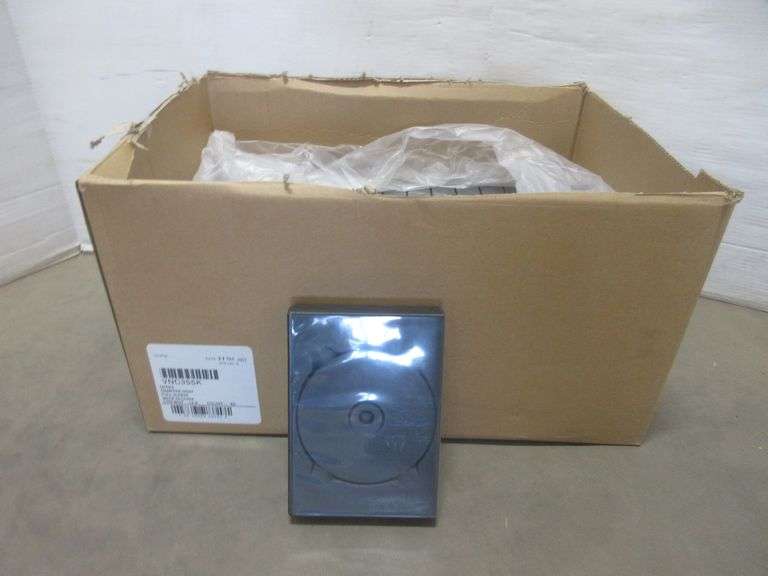 (31) Game pack cases, dark grey DVD case, holds two discs stacked ...