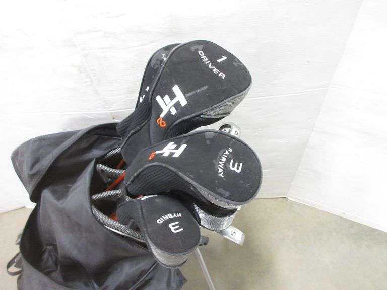 Affinity HT2 hybrid golf clubs, complete set with golf balls, very good ...